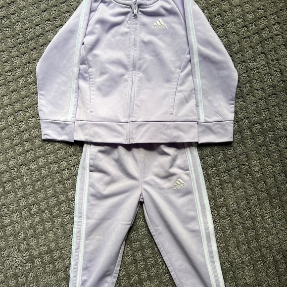 adidas | Matching Sets | 2t Lavender Adidas Tracksuit | Poshmark